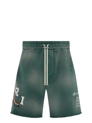 Amiri Vintage Tiger Sweatshort - Green