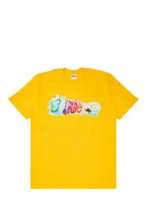 Supreme Watercolor Tee 'yellow' Yellow