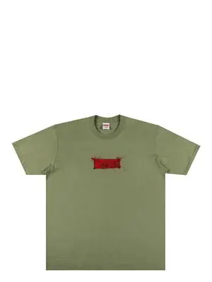 Supreme Ralph Steadman Box Logo Tee 'light Olive - Green