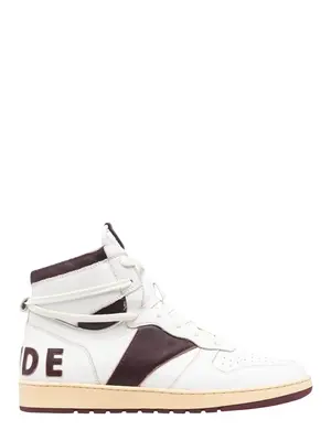 Rhude Rhecess High Sneakers - White