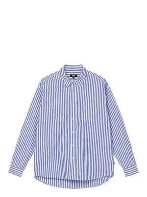 StÜssy Classic Poplin Shirt Stripe - Blue