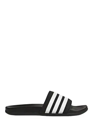 Adidas Adilette Cloudfoam Plus Slides - Black