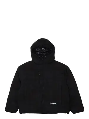 Supreme Madras Reversible Windstopper Puffer Jacket - Black