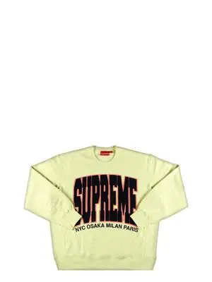 Supreme Cities Arc Crewneck - Yellow