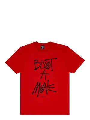 StÜssy Bust A Move Tee - Red