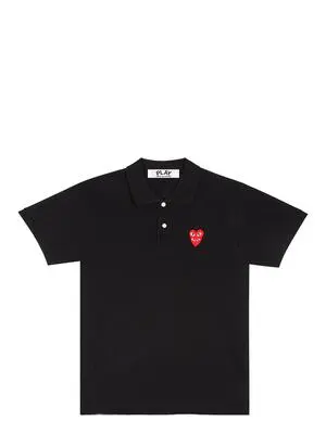 Play Comme Des Garcon Polo - Black