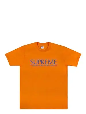 Supreme Nuova York Tee 'orange' Orange