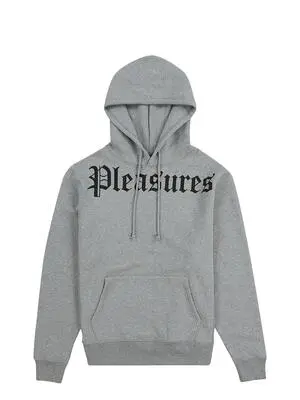 PLEASURES Pub Hooded Sweatshirt - Grey