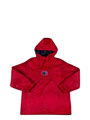 Supreme X Champion Pullover Parka - Red