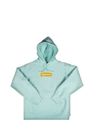 Supreme Box Logo Hooded Sweatshirt - Blue