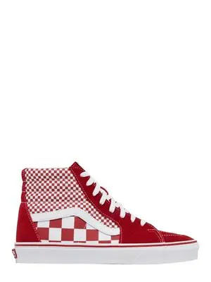 VANS Sk8-hi Mix Checker Sneakers - Red