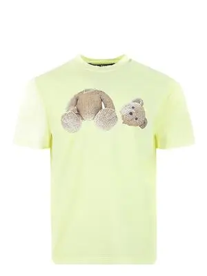 Palm Angels Bear Classic Tee Fluorescent - Yellow