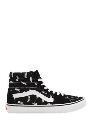 VANS Sk8-hi Allover Logo Sneakers - Black