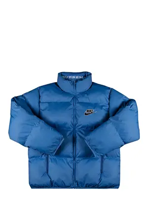 Supreme X Nike Reversible Puffy Jacket - Blue