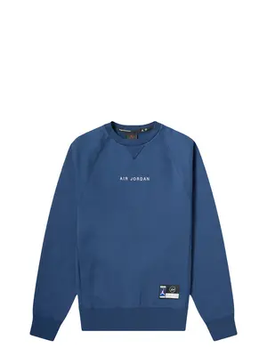 JORDAN Air Jordan X Fragment Crewneck Blue
