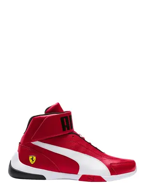 PUMA Scuderia Ferrari Kart Cat Mid 3 High Sneakers - Red