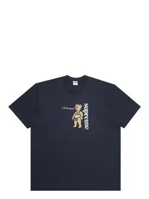 Supreme Not Sorry Tee 'navy - Blue