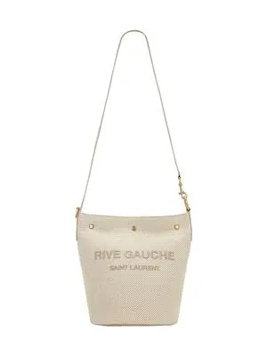 Saint Laurent Rive Gauche Bucket Bag - Cream