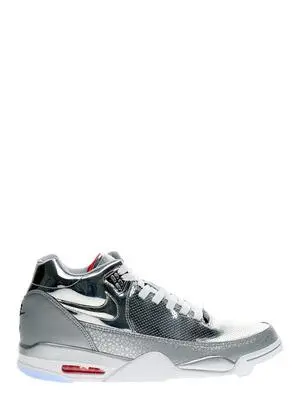 Nike Flight Squad Qs High-top Sneakers - Silver