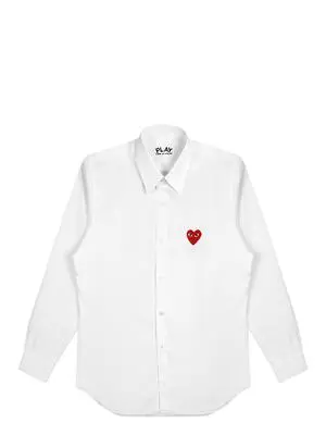Play Comme Des Garcon Woven Shirt - White