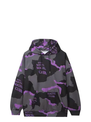ANTI SOCIAL SOCIAL CLUB Cotton Candy Camo Hoodie - Black