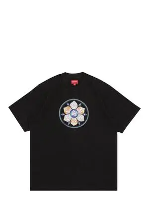 Supreme Lotus Short-sleeve Top - Black