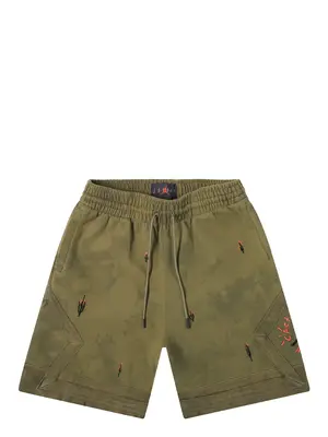 CACTUS JACK BY TRAVIS SCOTT X Air Jordan Washed Suede Shorts - Green
