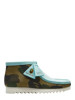 Clarks A Bathing Ape X Wallabee 'light Camo - Blue