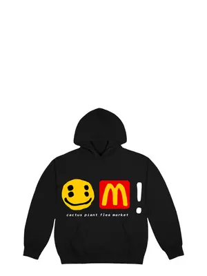 CACTUS PLANT FLEA MARKET X Mcdonald's Icons! Hoodie - Black