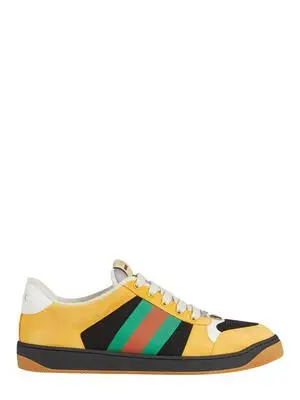Gucci Screener Sneakers - Yellow