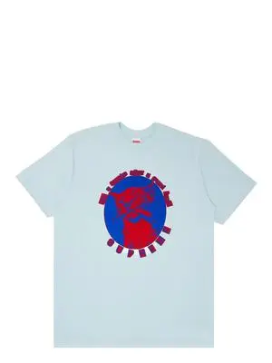 Supreme Smoke Tee 'pale Blue' Blue
