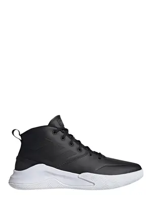 Adidas Own The Game 'core' High-top Sneakers - Black