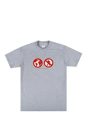 Supreme Save The Planet Tee 'heather - Grey