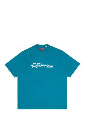 Supreme Shadow Script Short-sleeve Top 'teal' Teal