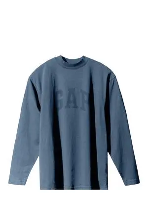 Yeezy Engineered By Balenciaga Dove Long-sleeve Tee 'dark Blue' Blue