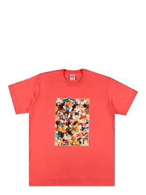Supreme Pills Tee 'bright Coral' Pink