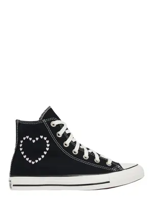 CONVERSE Chuck Taylor All Star High 'embroidered Hearts - Black