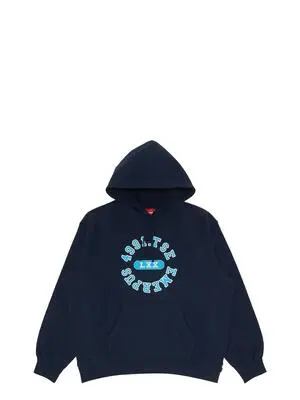 Supreme Reverse Hooded Sweatshirt - Blue
