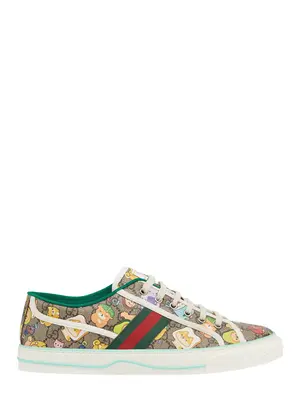 Gucci Pikarar X Tennis 1977 Gg Animal Print - Brown