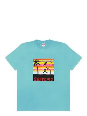 Supreme Dunk Tee 'light Teal' Teal