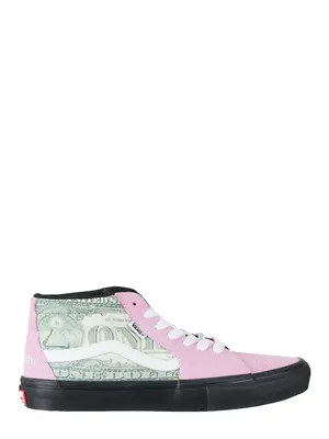 VANS Supreme X Skate Grosso Mid Sneakers - Pink