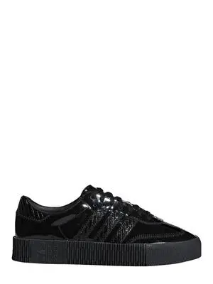 Adidas Sambarose Patent Sneakers - Black