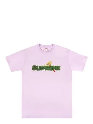 Supreme Lizard Tee 'light Purple' Purple