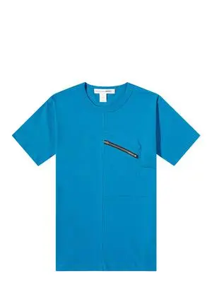Comme Des Garçons Zip T-shirt - Blue