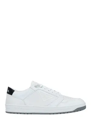 Prada New Avenue Leather Low Top Sneakers - White