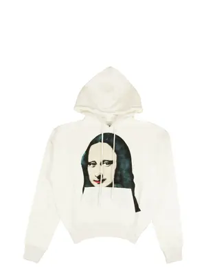 Off-White Mona Lisa Oversized Hoodie - White