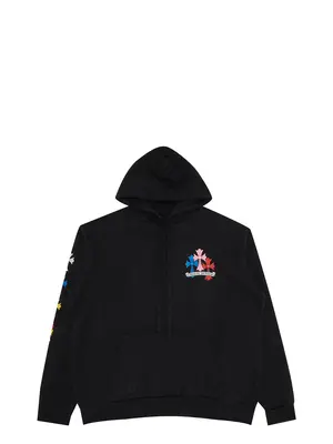 Chrome Hearts Cross Print Hoodie - Black