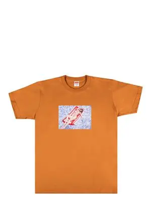 Supreme Float Tee 'burnt Orange' Orange