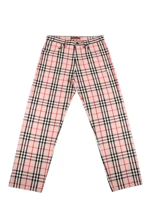 Supreme X Burberry Regular Jean - Pink