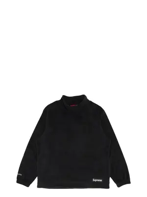 Supreme X Polartec Mock Neck Pullover 'black' Black